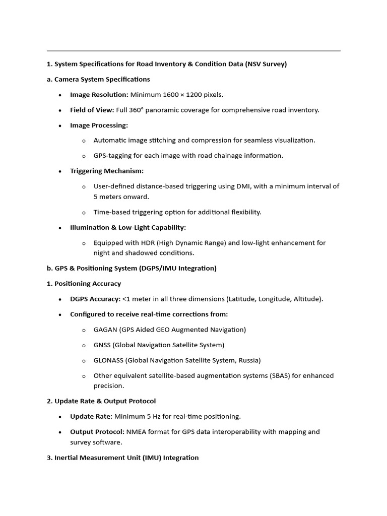 TOR System Requirements | PDF | Computer Vision | Vision