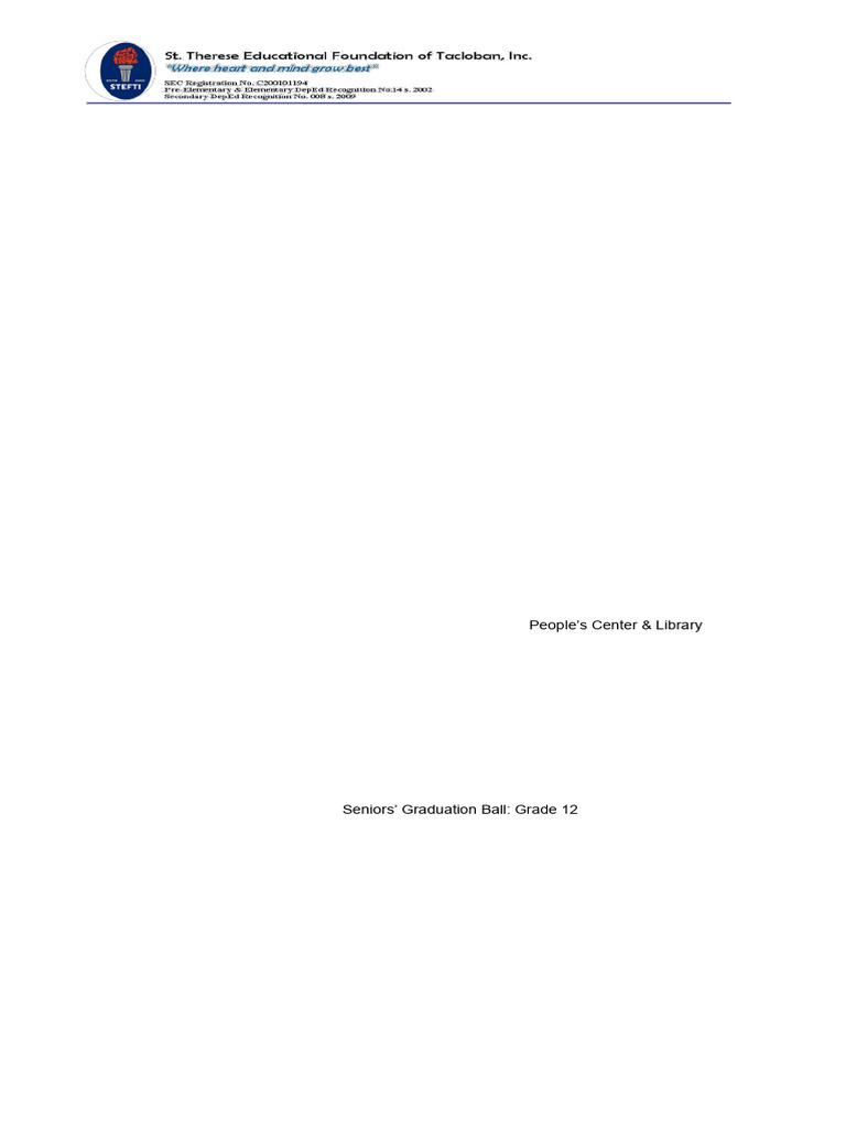 FOR PARENTS Adjusted Schedules January To May 2025 | PDF | Educational ...