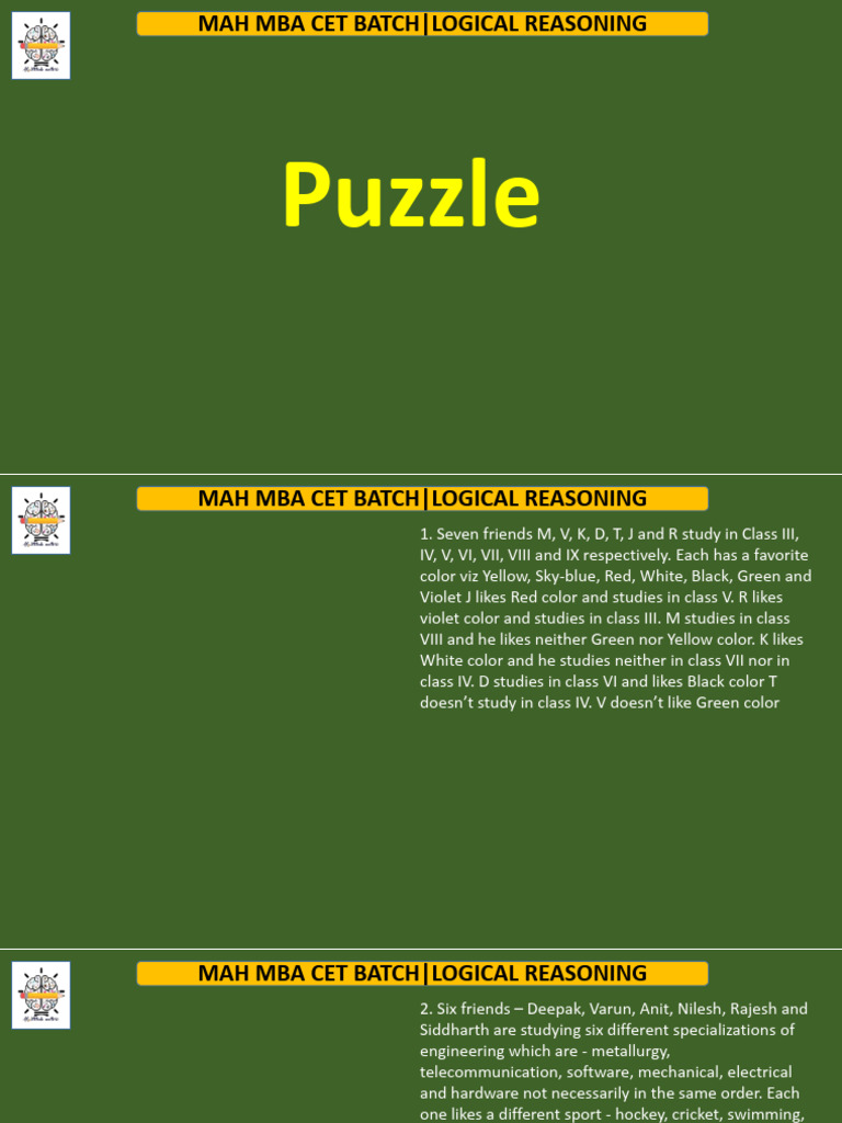 Puzzle Class - 50919043 - 2025 - 01 - 23 - 19 - 10 | PDF | Color