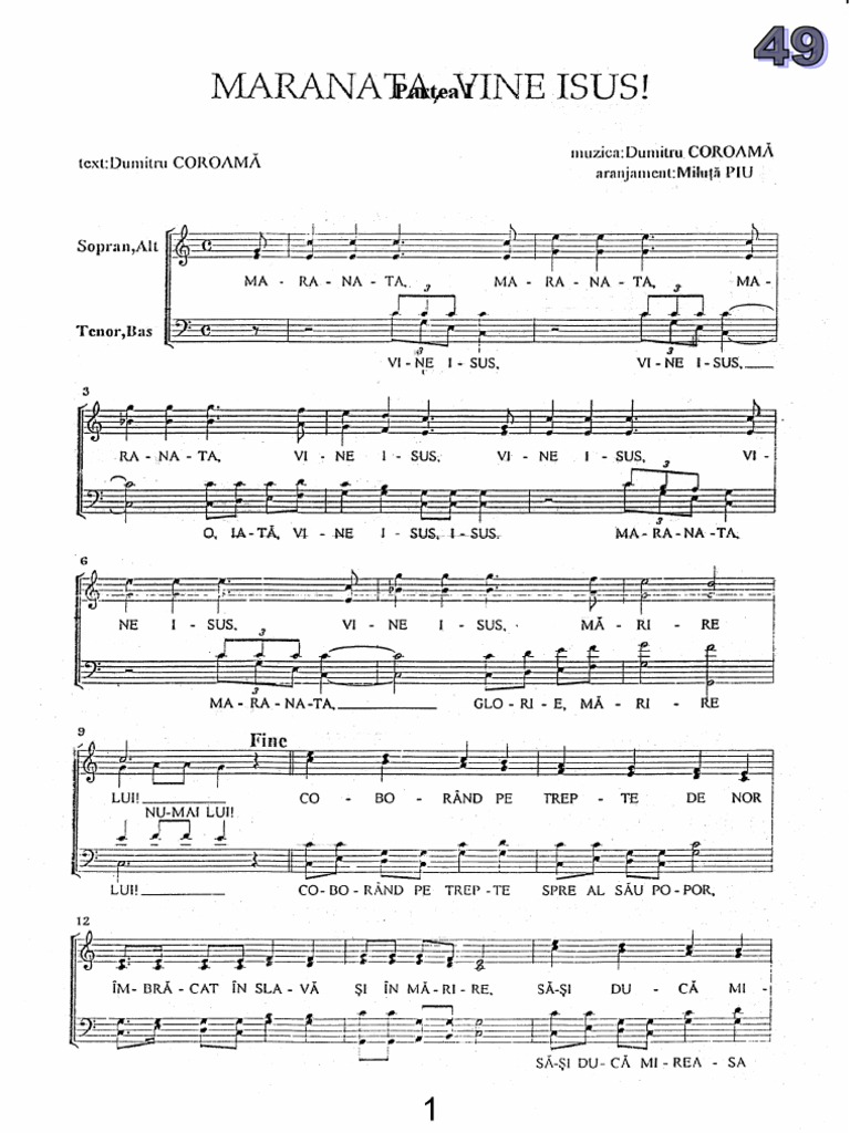 49 Maranata Vine Isus | PDF