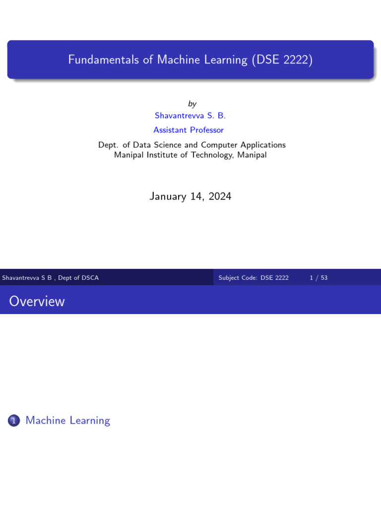 Introduction_Machine_Learning | PDF | Machine Learning | Errors And ... Introduction_Machine_Learning | PDF | Machine Learning | Errors And ...