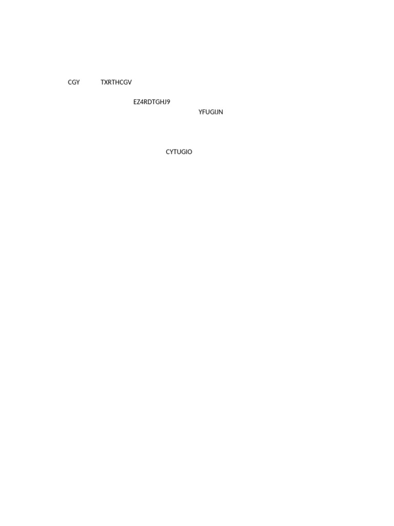 CGY TXRTHCGV Ez4Rdtghj9 Yfugijn | PDF