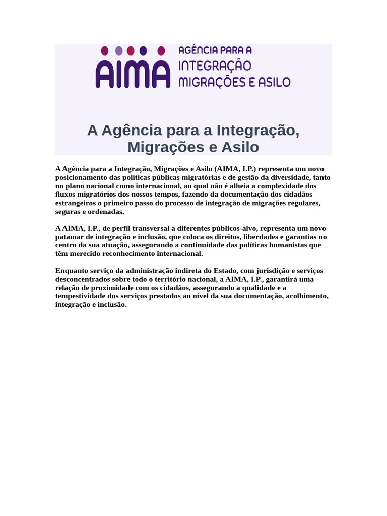 O Que É A AIMA | PDF
