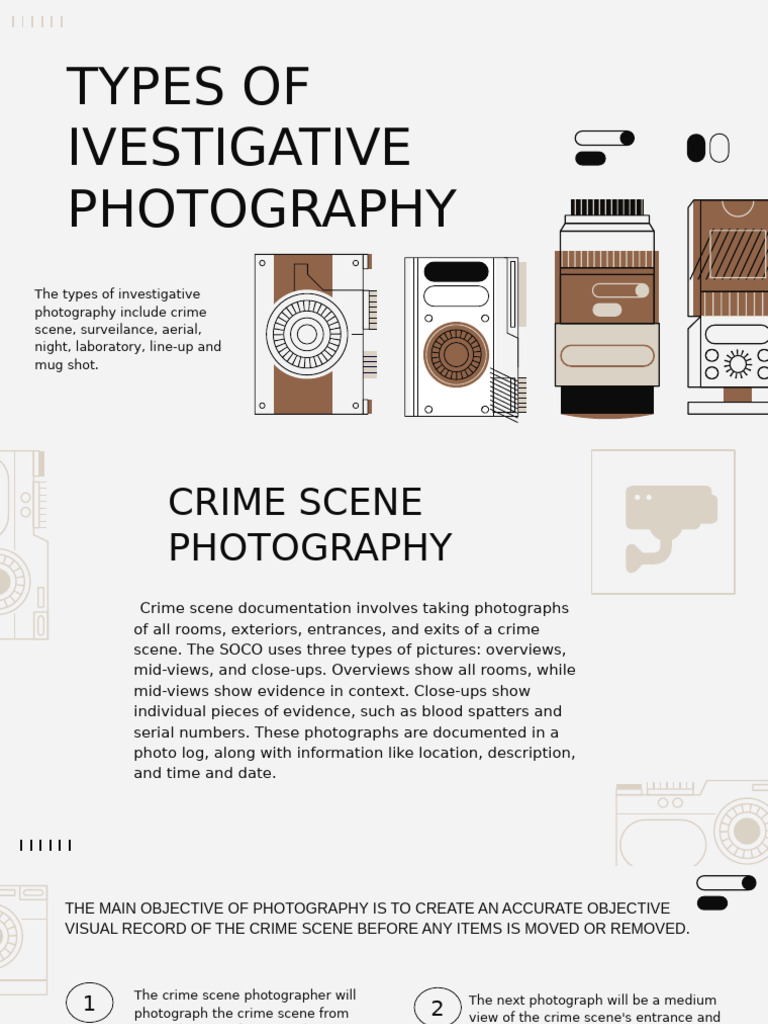 Types of Ivestigative Photography | PDF | Crime Scene