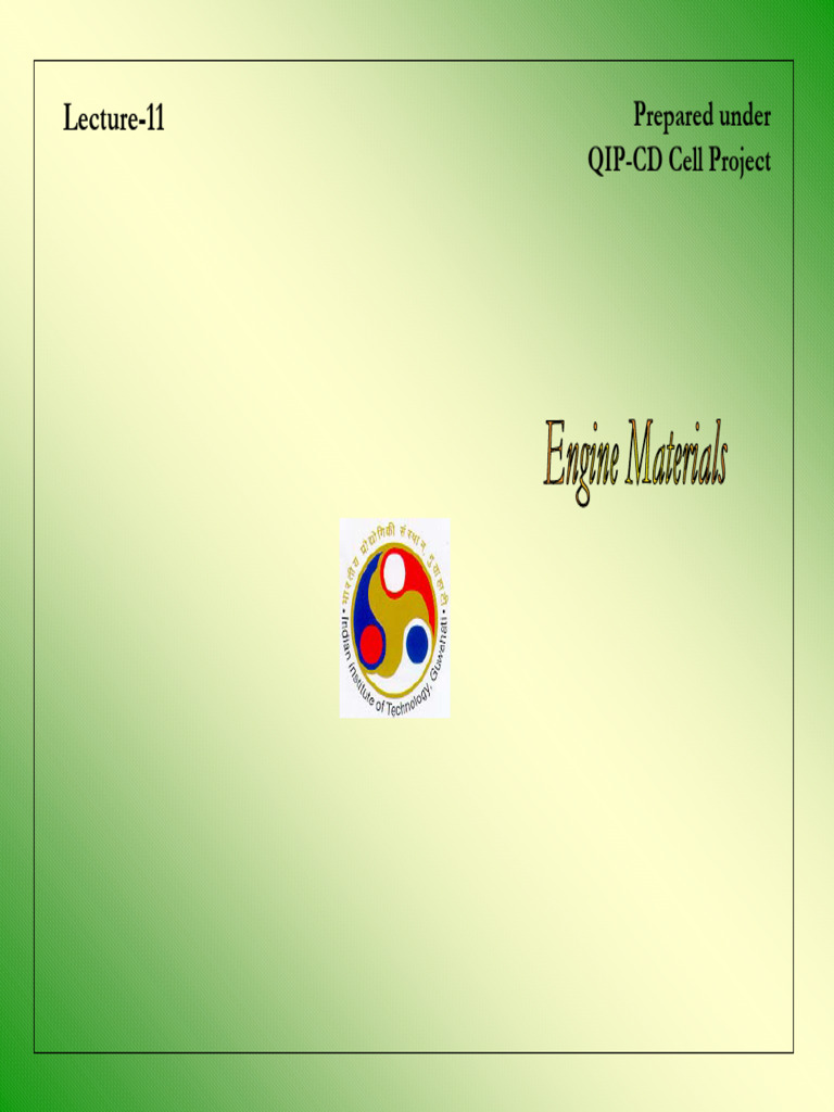 Turbine & Engine Materials | PDF | Titanium | Composite Material