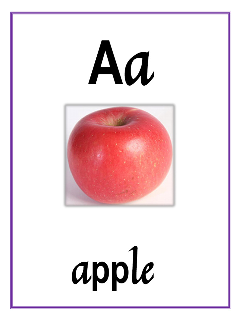 English Alphabet with Examples | PDF