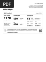Old SAT New SAT Conversion Tables For Scores | PDF
