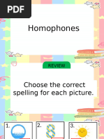 100 Examples of Homograph | PDF
