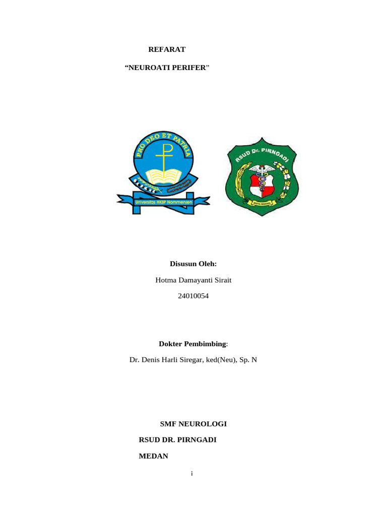 Definisi dan Klasifikasi Neuropati Perifer | PDF