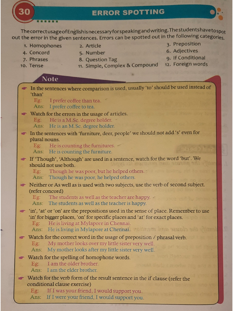 Error Spotting | PDF