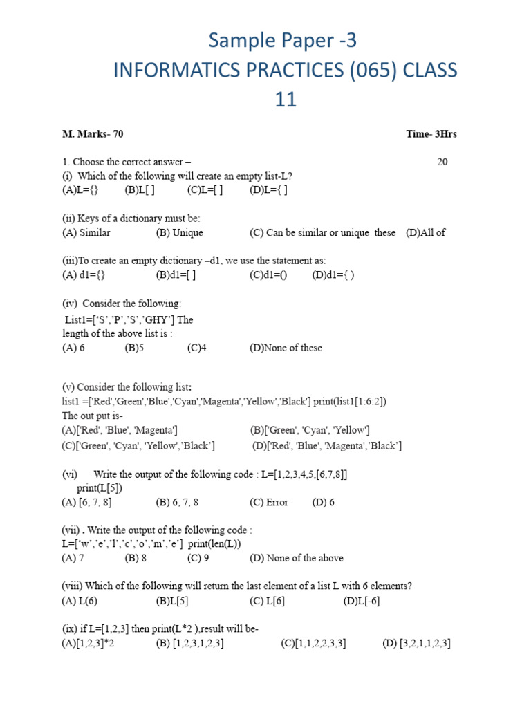Sample 3 | PDF | Data Management | Databases