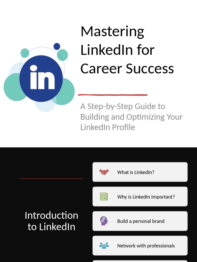Mastering Linkedin For Career Success Pdf Linked In Résumé