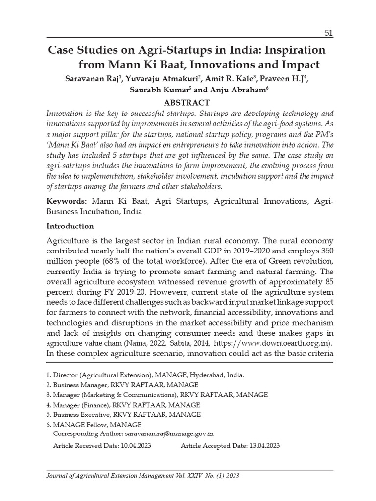 Article-5 | PDF | Startup Company | Small Business & Entrepreneurs