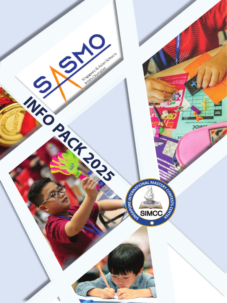 SIMCC & SASMO 2025 Info Pack | PDF | Mathematics | Science