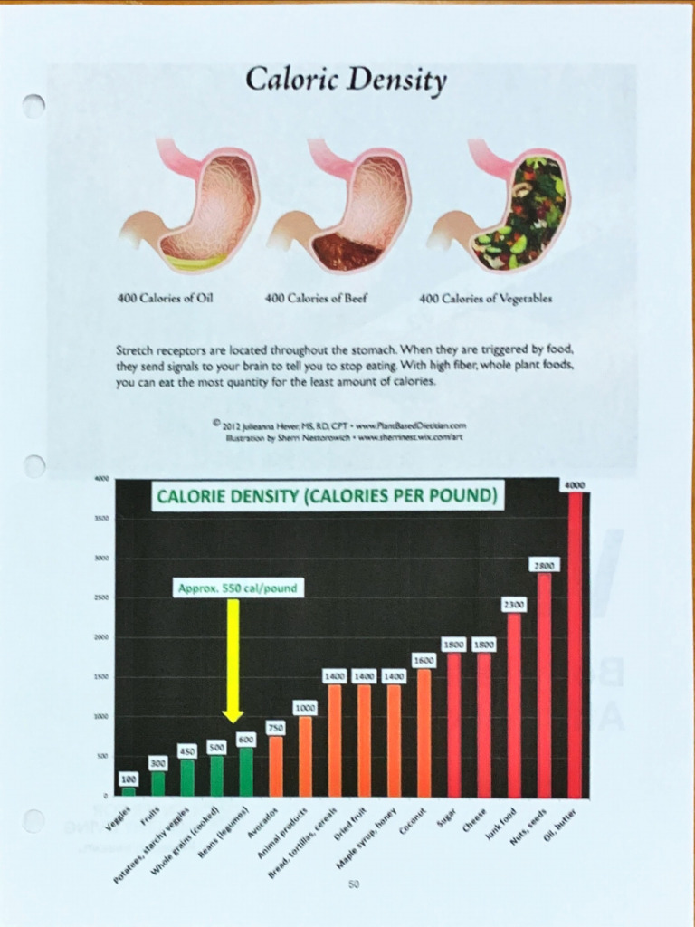 Caloric Density Chart | PDF