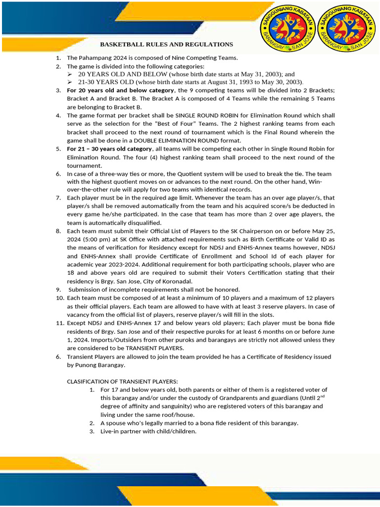 OFFICIAL-GROUND-RULES | PDF | Sports