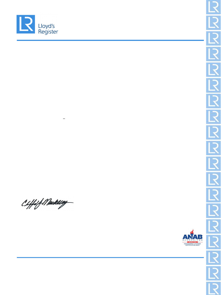 GE Gas Power ISO 9001:2015 Certification | PDF | General Electric ...
