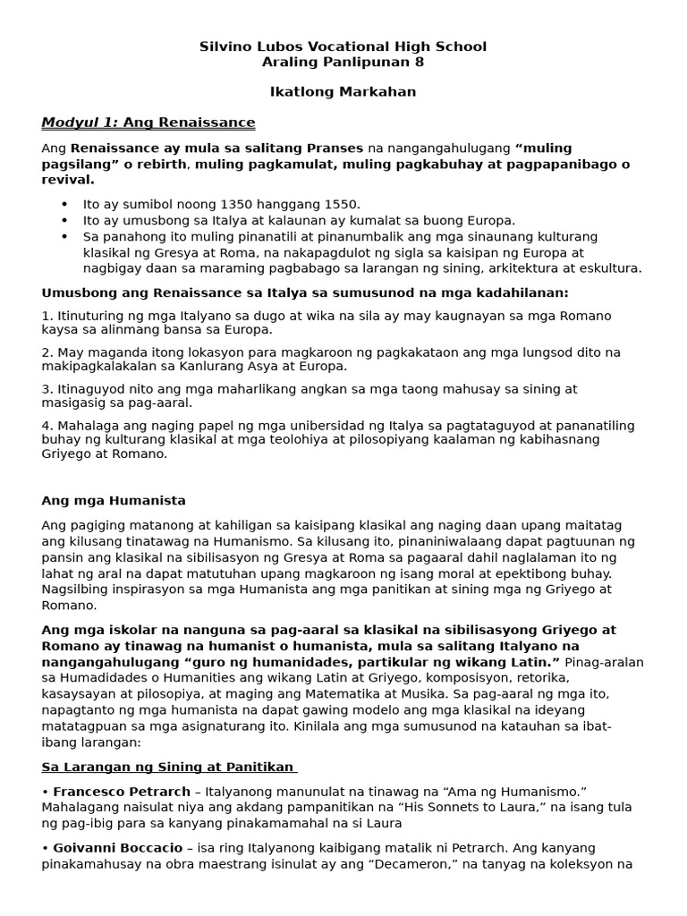 MODULE 1 | PDF MODULE 1 | PDF