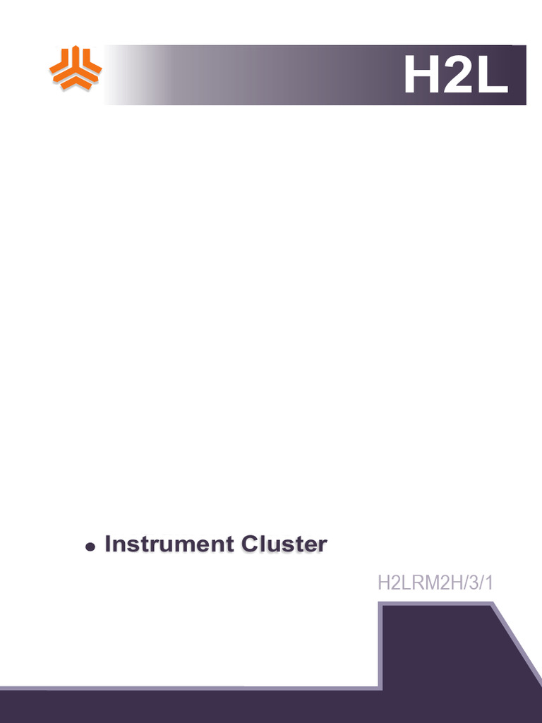 Jinbei H2L Instrument Cluster Repair Guide | PDF | Transport | Vehicles