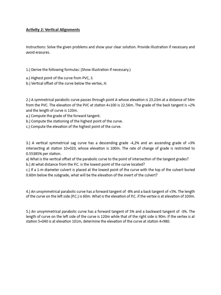 Activity 2 - Vertical Alignment | PDF