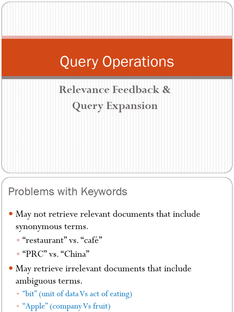 Relevance Feedback Pdf Information Retrieval Information Science