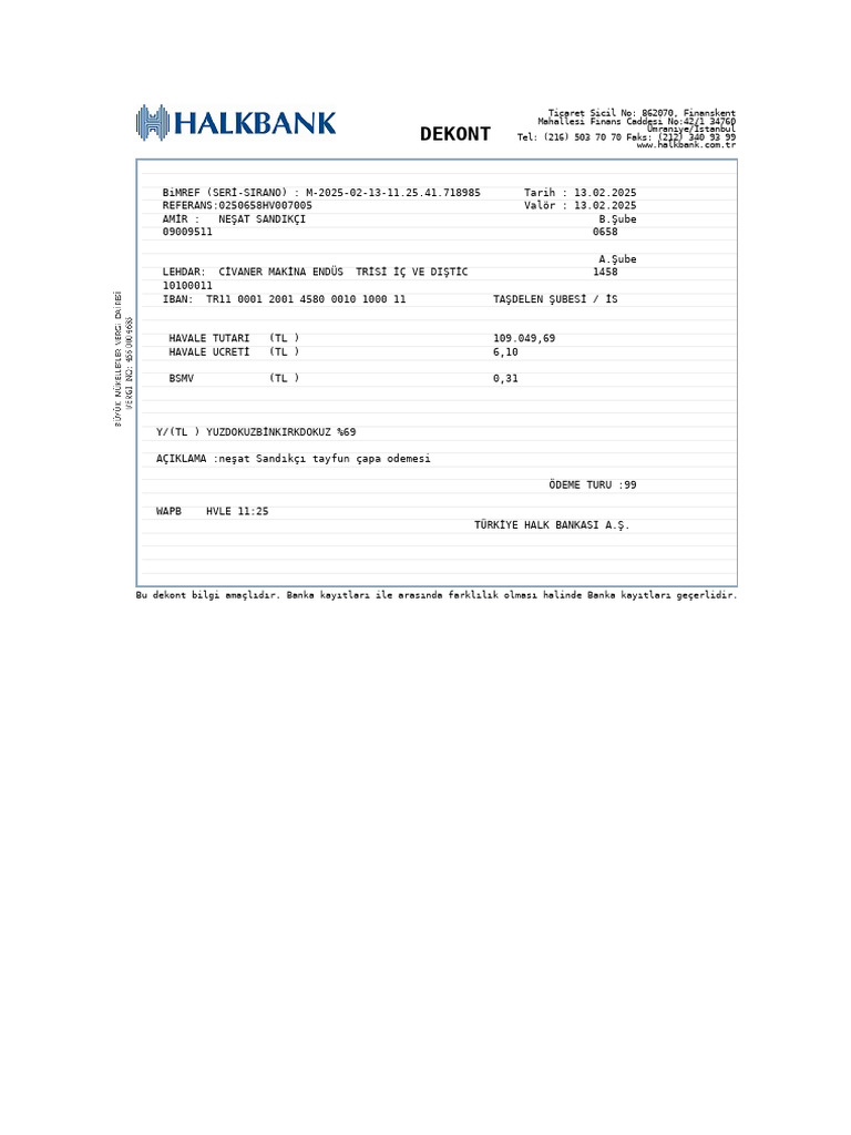 Dekont - 2025-02-15T093836.150 | PDF