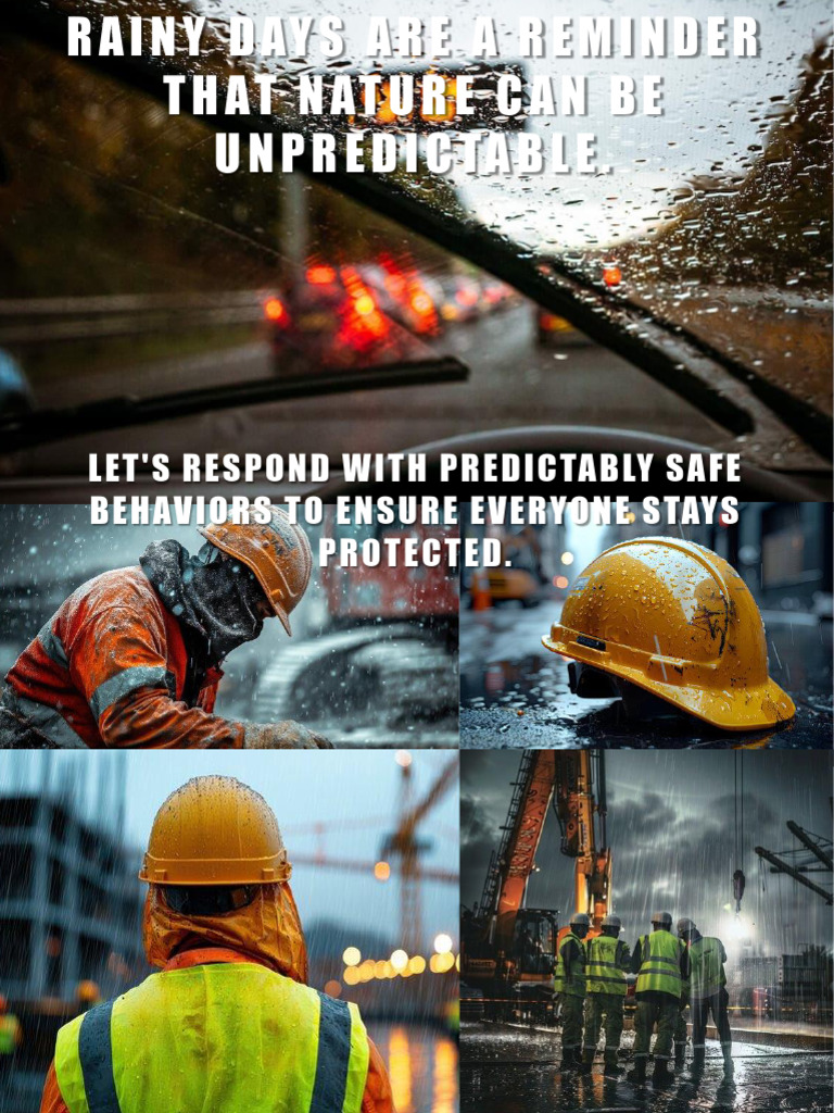 February Rainy Weather Safety - Stay Safe & Prepared! | PDF | Safety ...