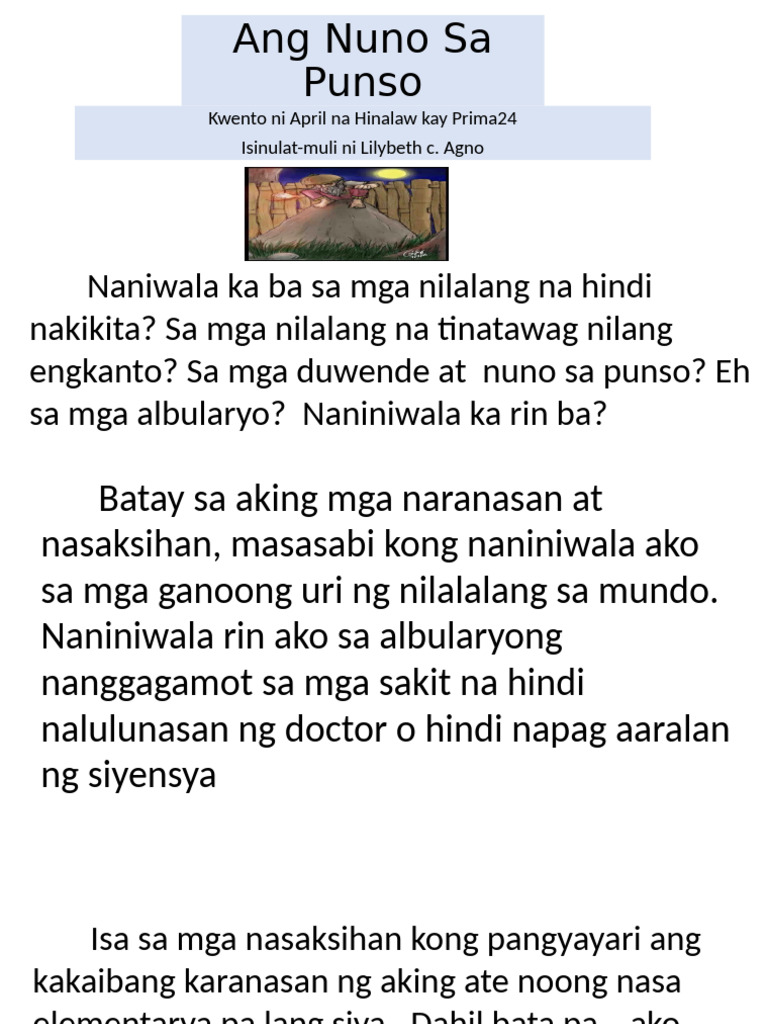 Ang-Nuno-Sa-Punso | PDF
