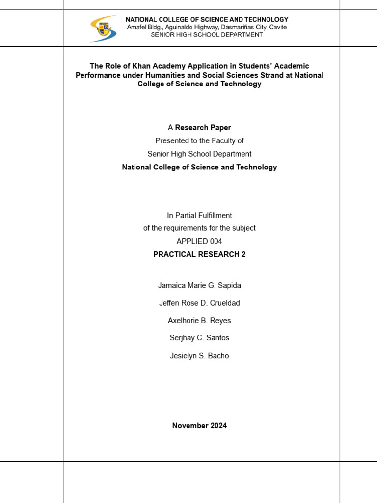 Sample IMRaD Research Paper | PDF | Educational Technology | Learning