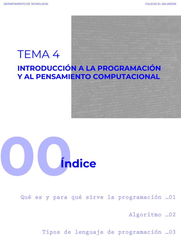 Introduccion Programacion | PDF | Lenguaje de programación | Programación de computadoras