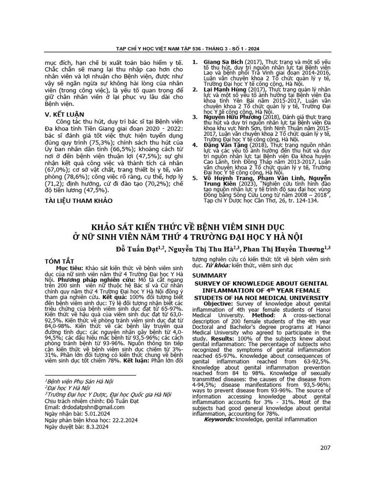 Viêm Sinh D C Trên Sinh Viên | PDF