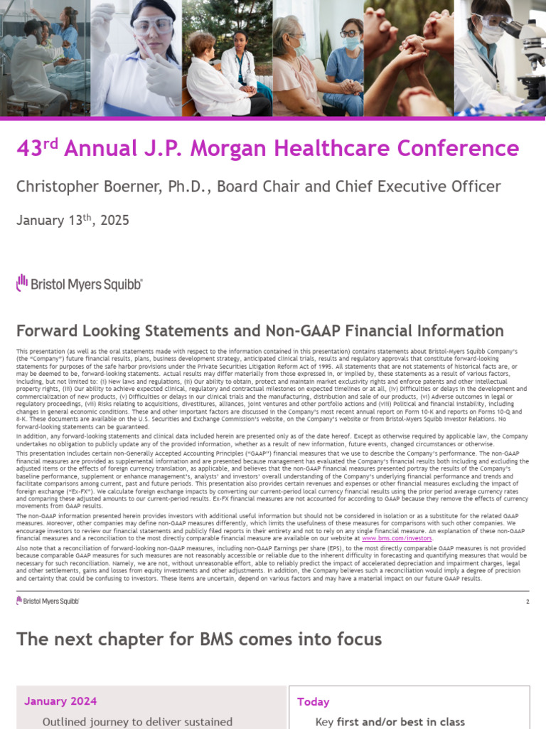 JPM 2025 BMS 百时美施贵宝 | PDF | Stroke | Schizophrenia