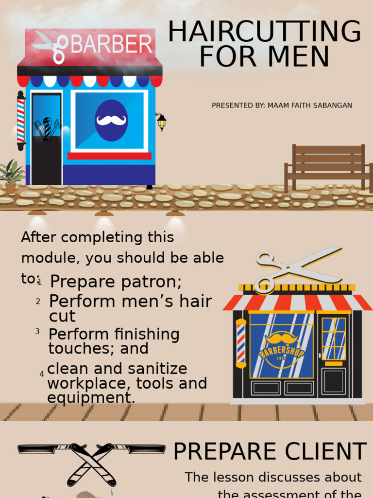Men's Hair Cutting Techniques Guide | PDF | Hairstyle | Hair