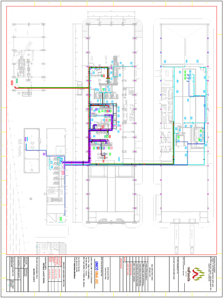 NAFOOD As-Built Master Piping Layout P1 180704 | PDF