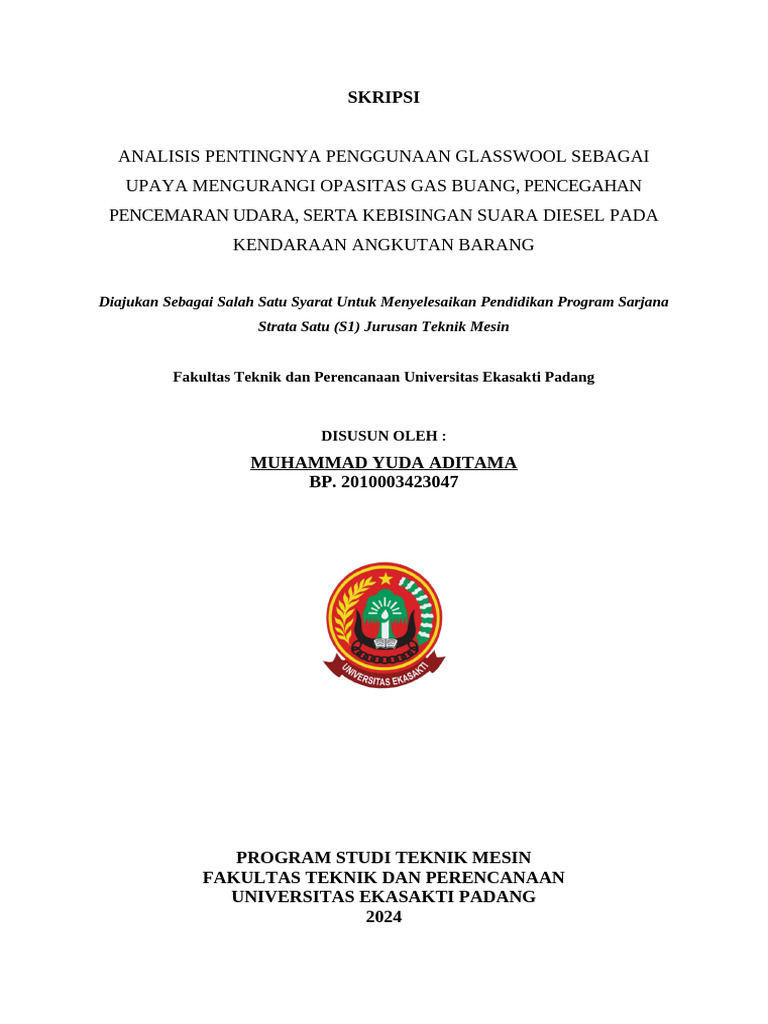 COVER CONTOH 1 | PDF