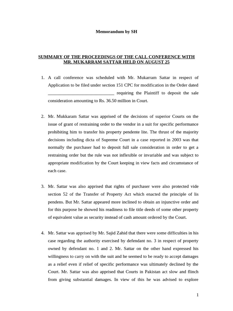 CC | PDF | Injunction | Specific Performance