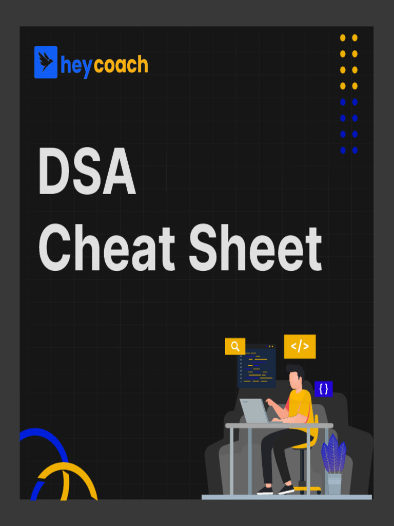 DSA Cheat Sheet | PDF | Queue (Abstract Data Type) | Algorithms And ...