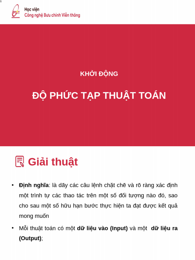 0 - Do Phuc Tap Thuat Toan | PDF
