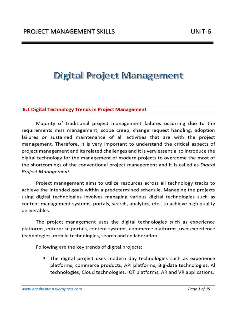 Pms Unit-06 Harsha | PDF