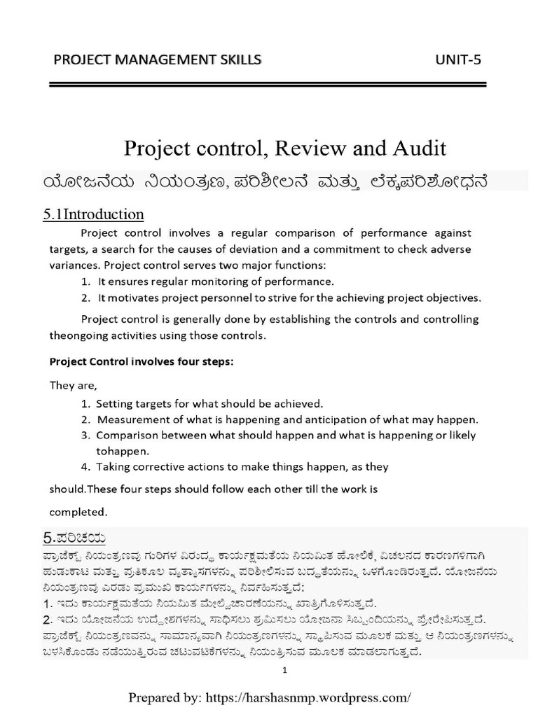 Pms Unit-05 Harsha | PDF