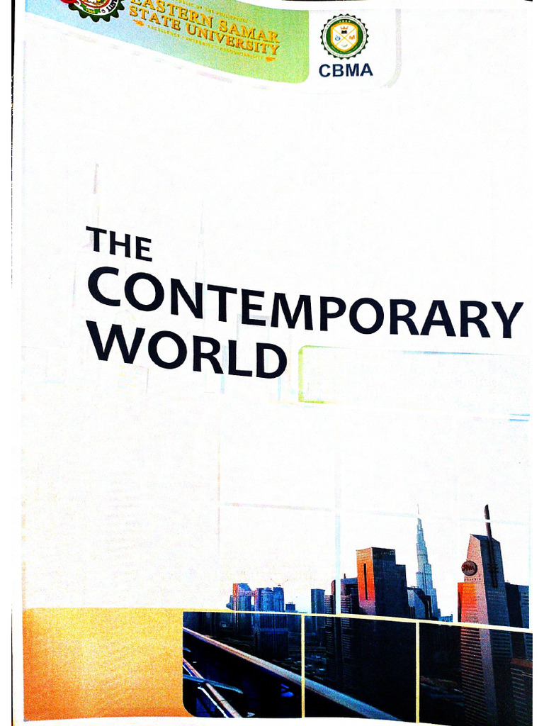 Lesson 1-The Contemporary World-1 | PDF