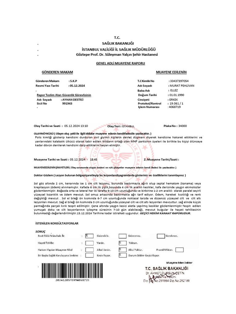 murap pehlivan raporu son | PDF