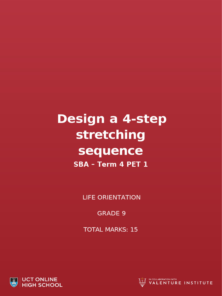 G09 - Life Orientation - Term 4 - SBA - M26 - Question - Paper | PDF ...