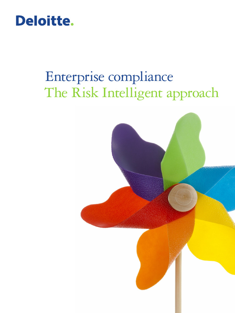 Enterprise Compliance: A Risk Intelligent Guide | PDF | Regulatory ...
