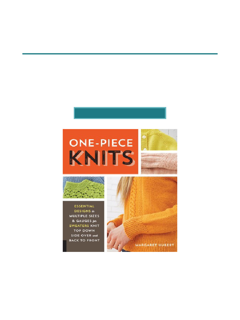 One Piece Knits Essential Designs in Multiple Sizes and Gauges For ...