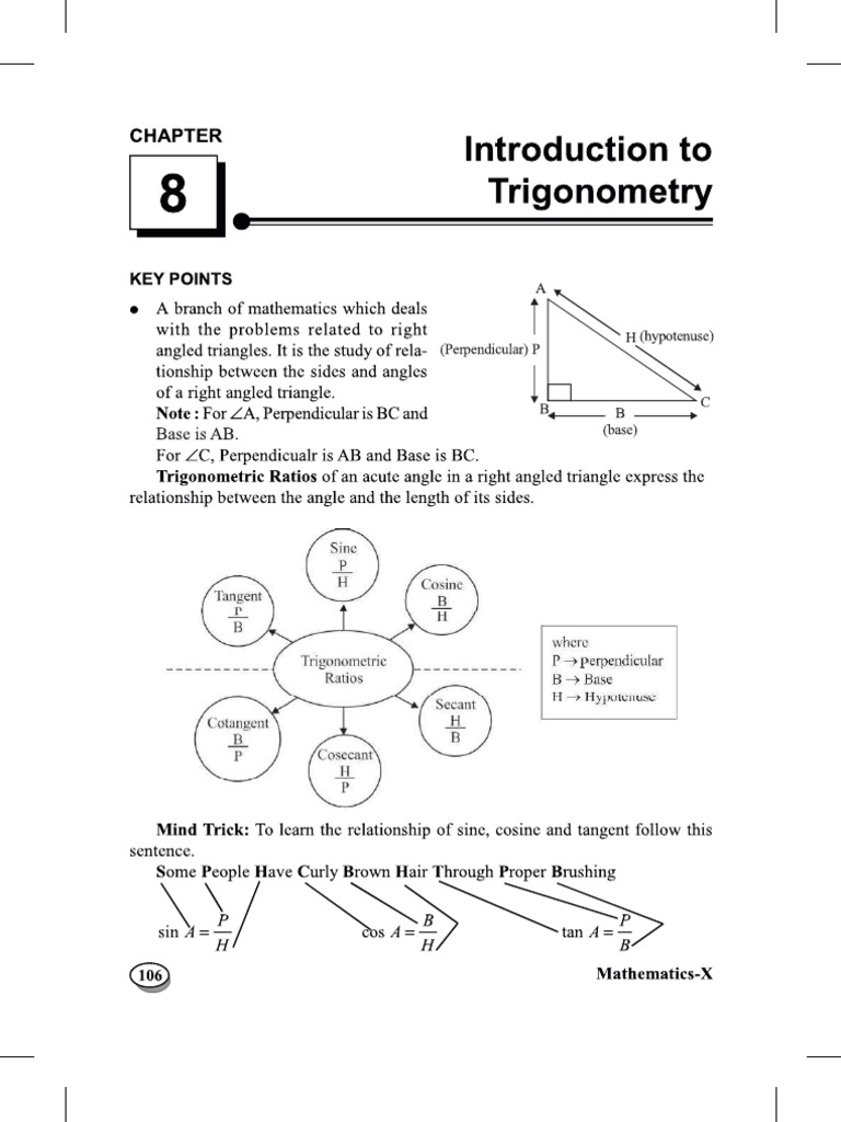 Trigonometry Revision | PDF