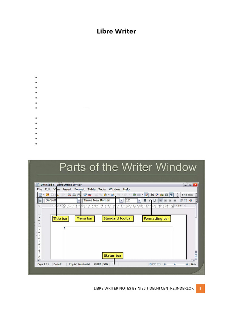 Libre Writer | PDF