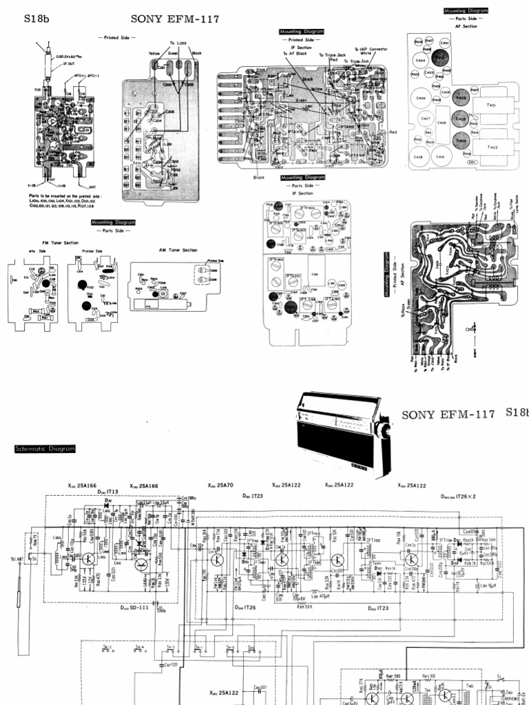 Sony EFM-117J - 1964 | PDF