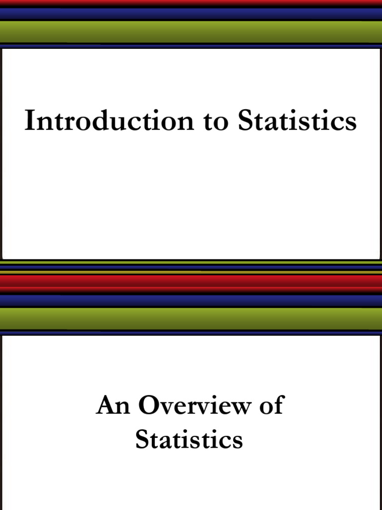 1 Introduction To Statistics PT 2 | PDF | Level Of Measurement | Statistics