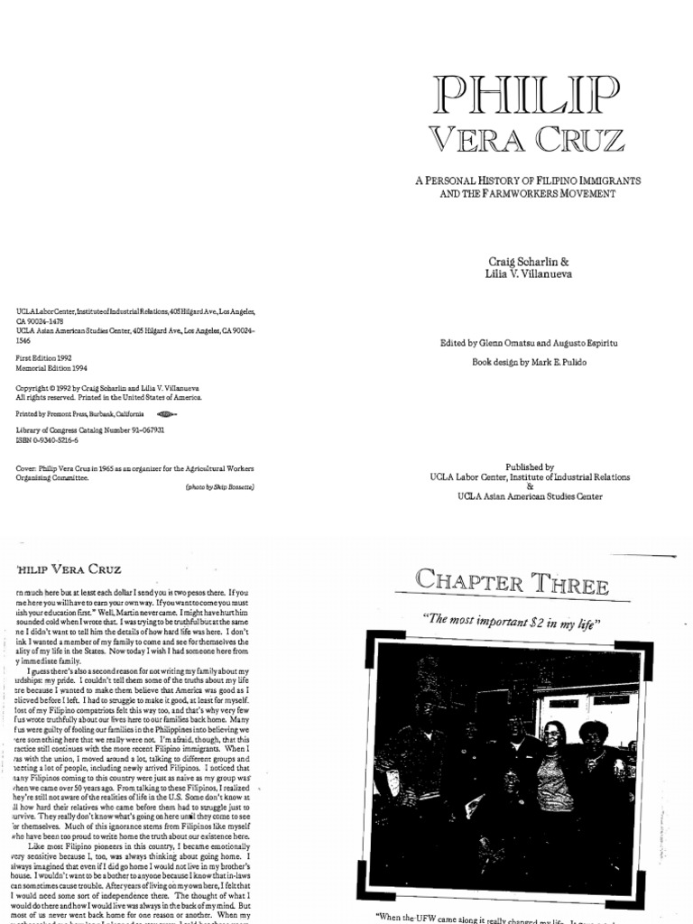 Philip Vera Cruz-A Personal History of Filipino Immigrants (Pp. 25-95 ...